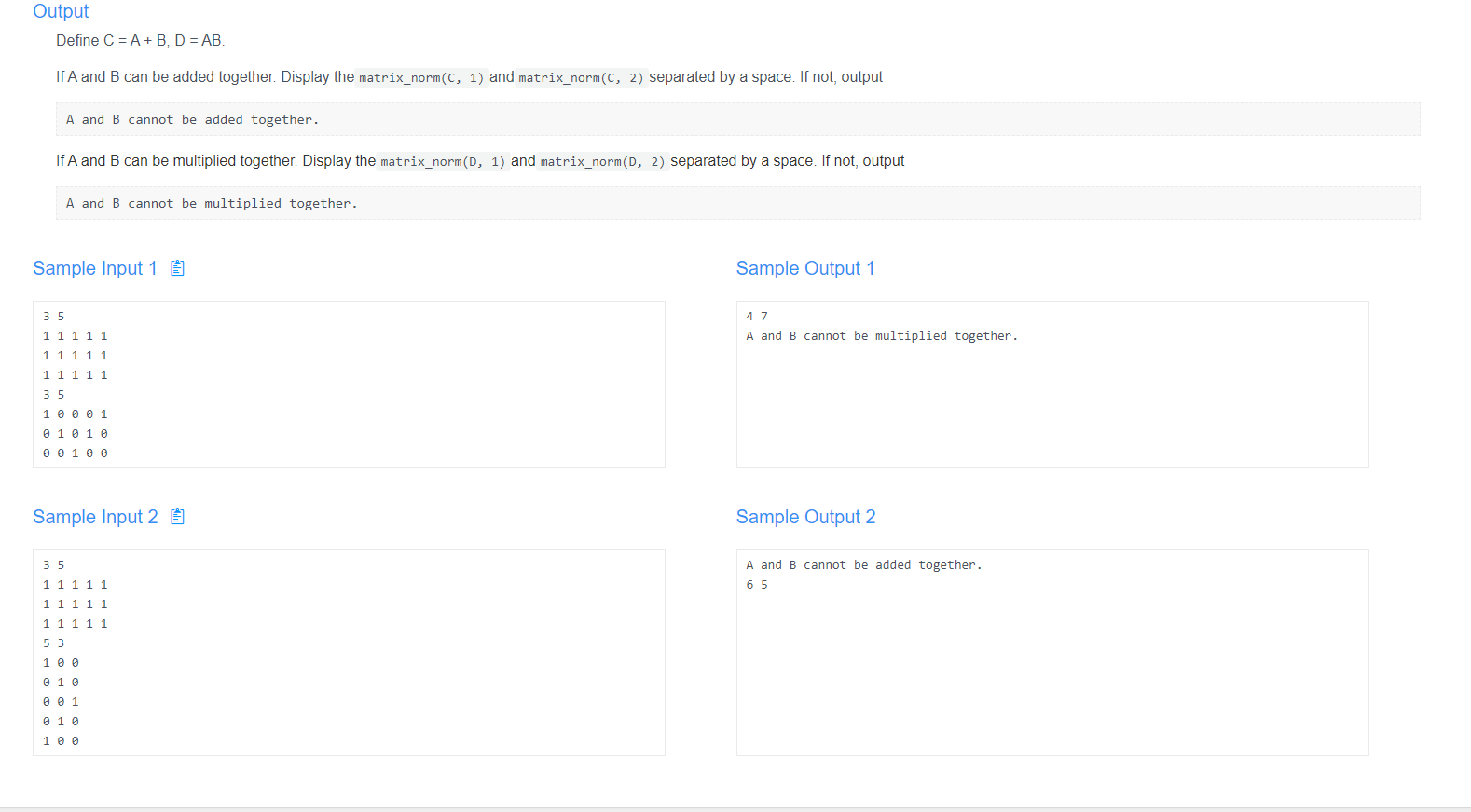 Solved Lab 12 Q.3 Norm of 2D Matrix Description Lab12-3 Norm | Chegg.com