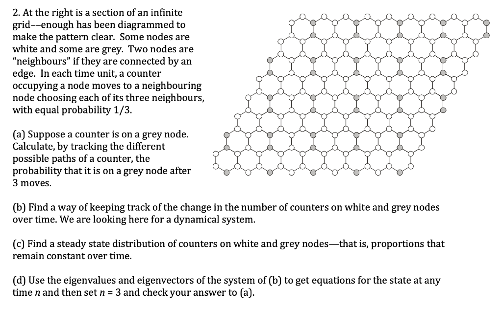 Solved 2. At the right is a section of an infinite | Chegg.com