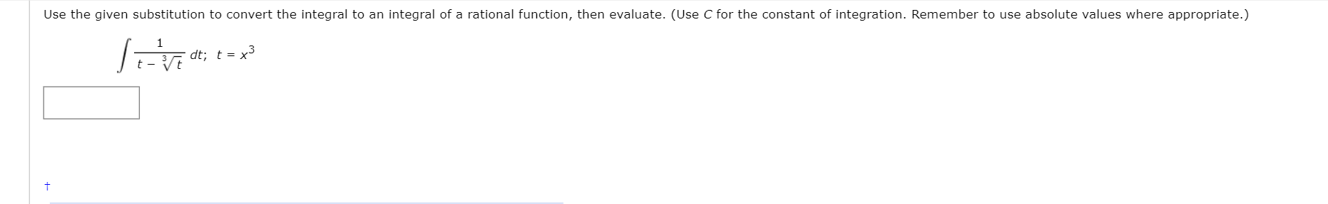 Solved Use the given substitution to convert the integral to | Chegg.com