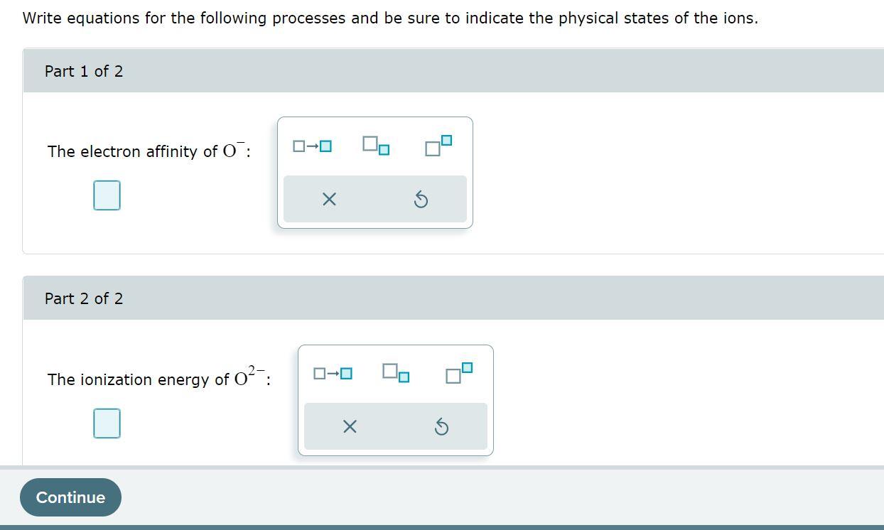 Solved Write equations for the following processes and be | Chegg.com