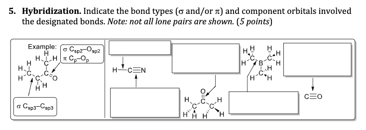 Solved 4. Hybridization. Give the best Lewis structure | Chegg.com