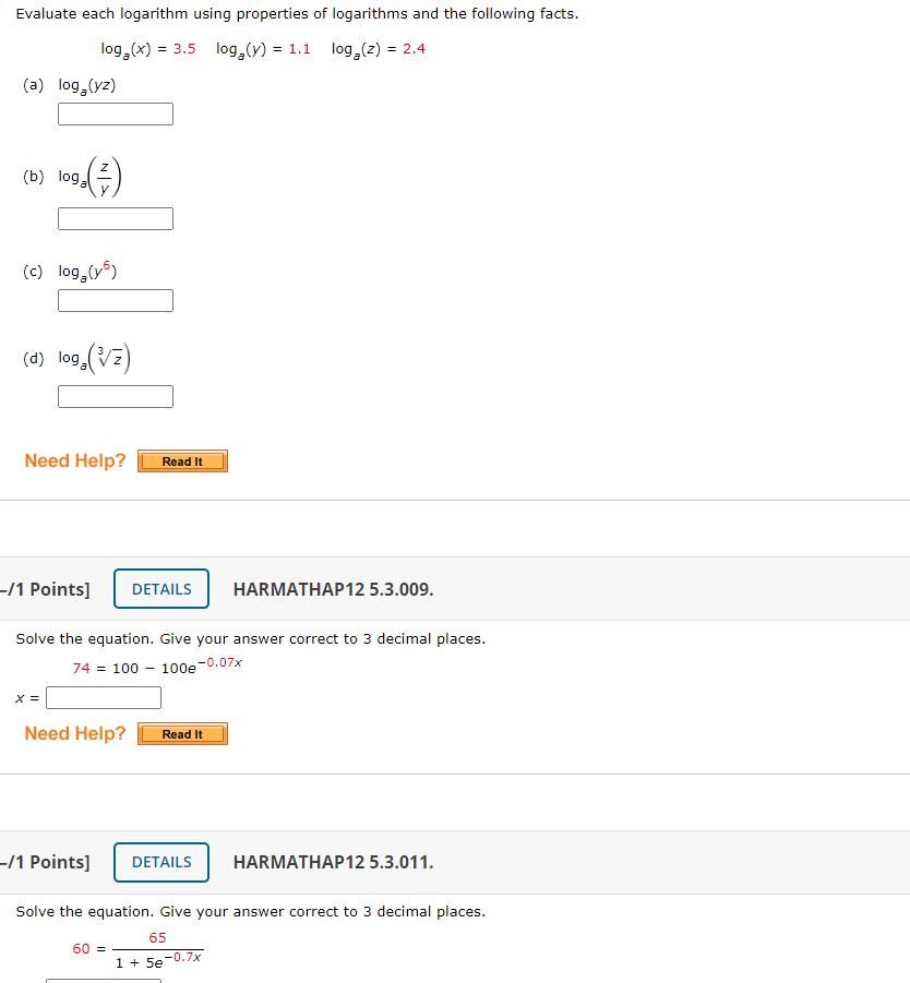Solved Evaluate each logarithm using properties of | Chegg.com