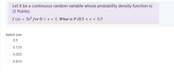 Solved Let X be a continuous random variable whose | Chegg.com