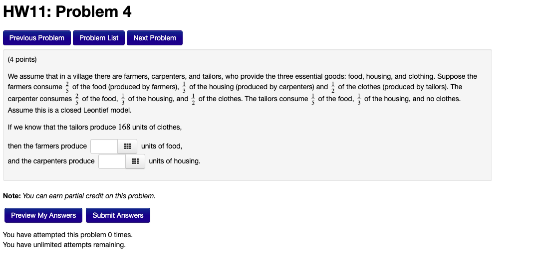 Solved HW11: Problem 4 Previous Problem Problem List Next | Chegg.com