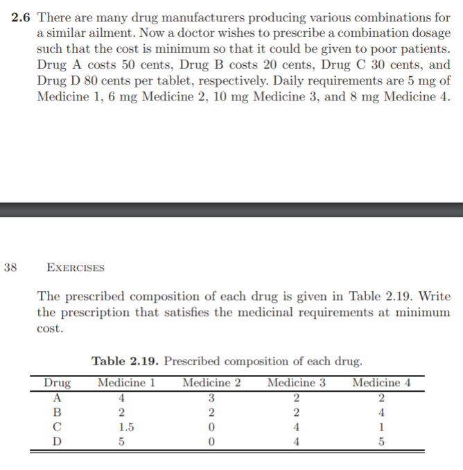 Solved Process Optimization Problem. Please formulate the | Chegg.com