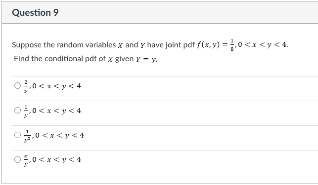 Solved Suppose the random variables X and Y have joint pdf | Chegg.com