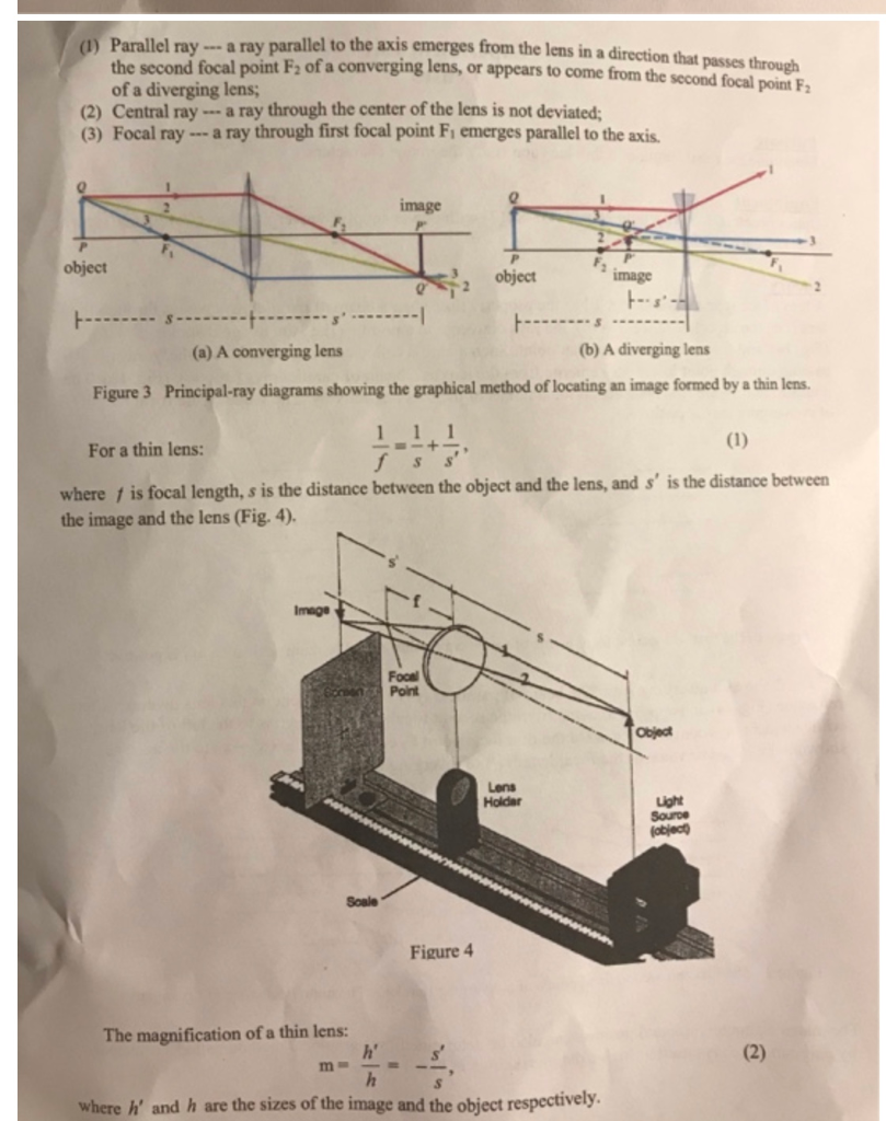 Solved Figure 2 The first and second focal points of a | Chegg.com