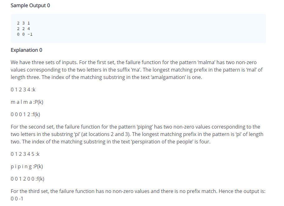 As you know, Knuth-Morris-Pratt (KMP) algorithm finds | Chegg.com
