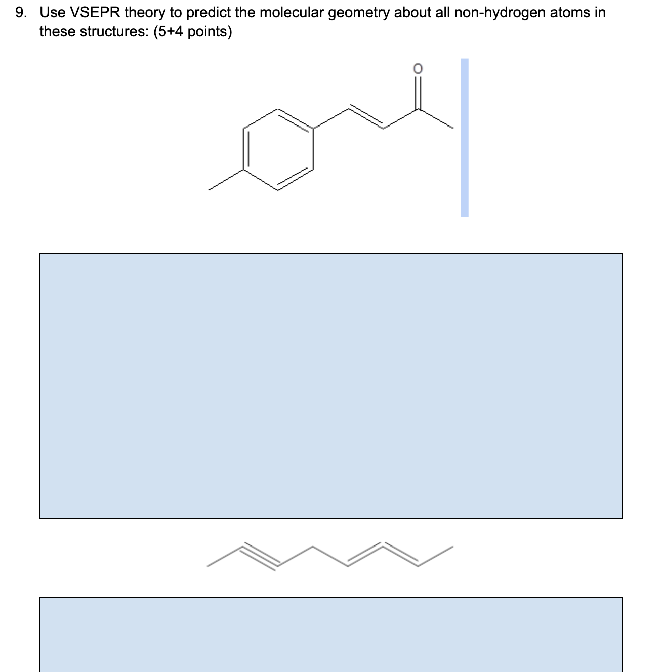 Solved Use VSEPR theory to predict the molecular geometry | Chegg.com