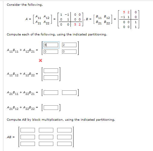 Solved Consider the following.Compute each of the following, | Chegg.com