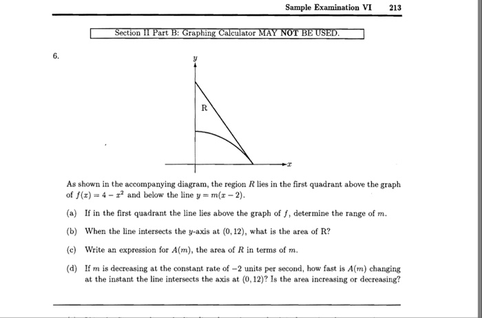 Solved As shown in the accompanying diagram, the region R | Chegg.com