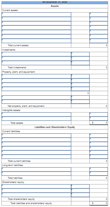 Solved Exercise 3-5 (Static) Balance sheet preparation | Chegg.com