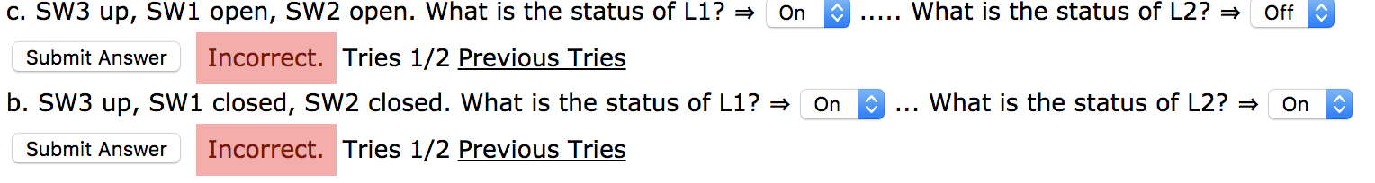 Solved SW2 SW3 SWI Answer the following questions about this | Chegg.com
