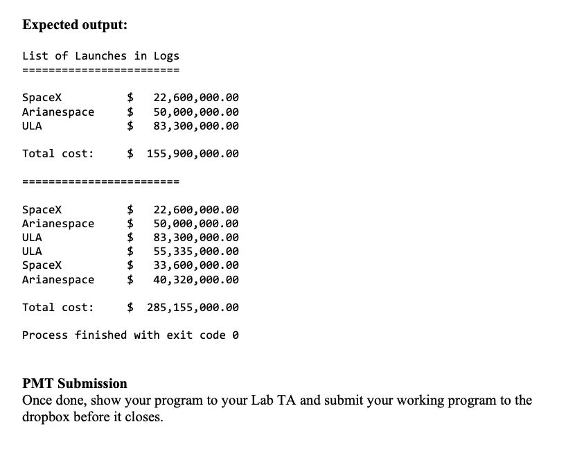 Solved PMT: Launch Coordinator A launch coordinator uses | Chegg.com