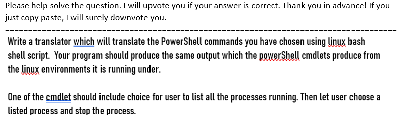 Solved Please help solve the question. I will upvote you if | Chegg.com