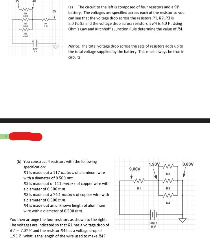 Solved (a) The circuit to the left is composed of four | Chegg.com