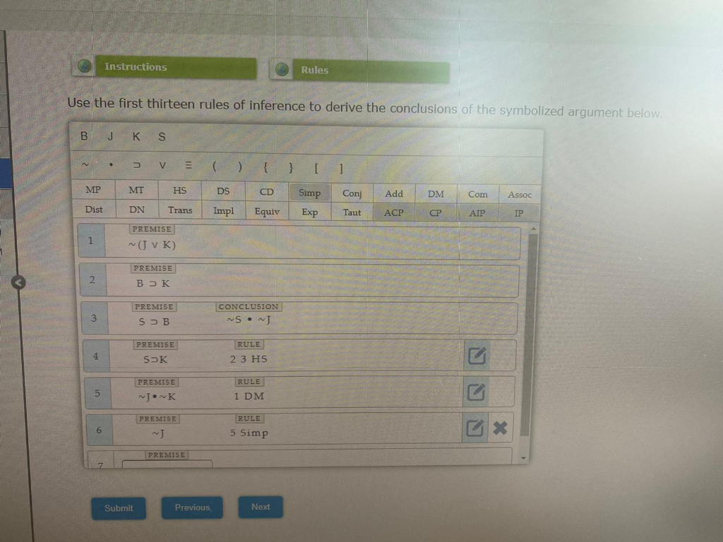 Solved Use the first thirteen rules of inference to derive | Chegg.com