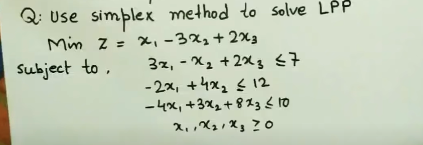 Solved Pls provide solution the simplex method using MATRIX | Chegg.com