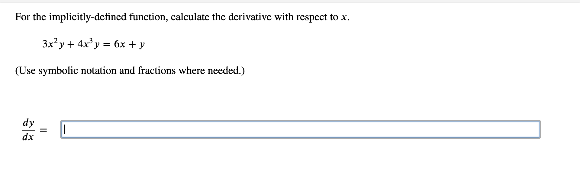 Solved For The Implicitly Defined Function Calculate The 2577