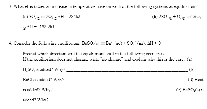 3. What effect does an increase in temperature have | Chegg.com