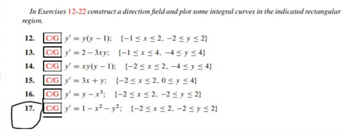 Solved In Exercises 12-22 construct a direction field and | Chegg.com