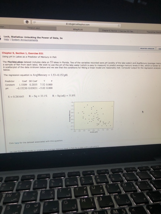 Solved Lock, Statistics: Unlocking the Power of Data, 2 Help | Chegg.com