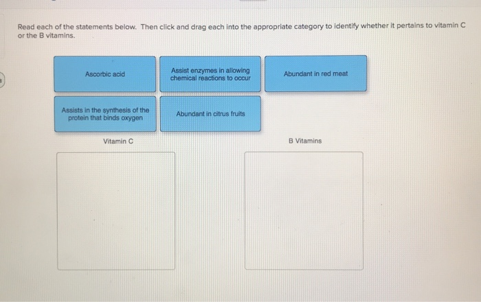 Solved Read each of the statements below. Then click and | Chegg.com