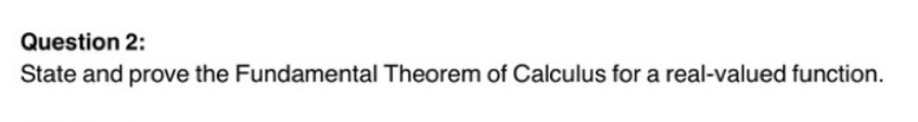 Solved Question 2: State and prove the Fundamental Theorem | Chegg.com