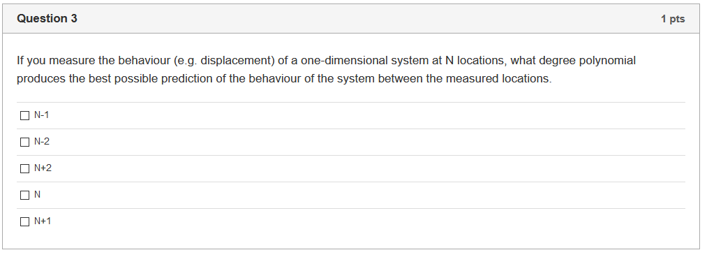 Solved If you measure the behaviour (e.g. displacement) of | Chegg.com