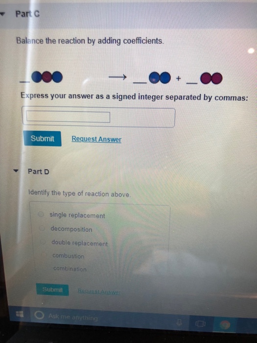 Solved Problem 8.35 Part A Balance the reaction by adding | Chegg.com