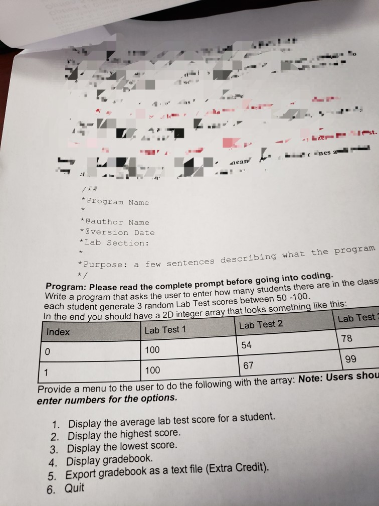 Solved Program Name *@author Name *@version Date *Lab | Chegg.com