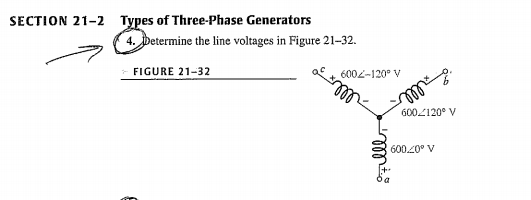 Solved SECTION 21-2 Types of Three-Phase Generators 4. | Chegg.com