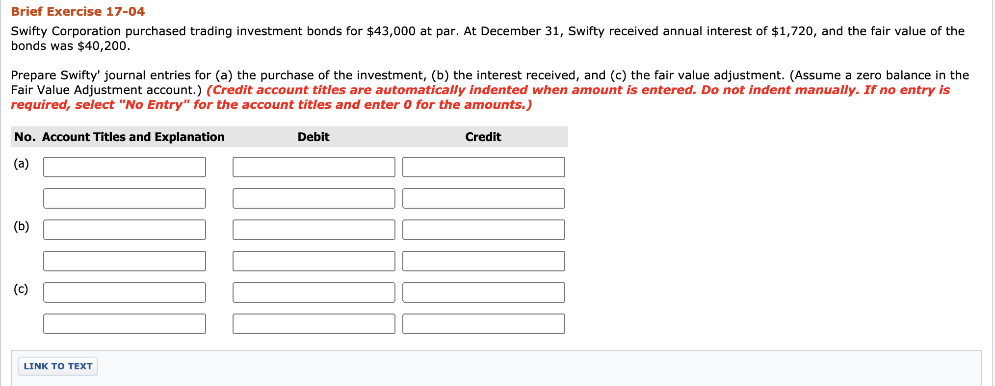 Solved Brief Exercise 17-04 Swifty Corporation purchased | Chegg.com