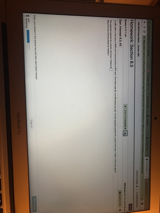 Solved Section 8.5 | Chegg.com