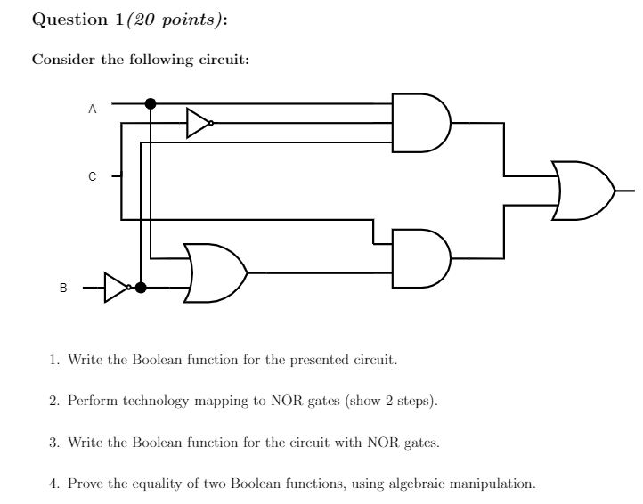 Solved Question 1(25 ﻿points): Consider the following | Chegg.com