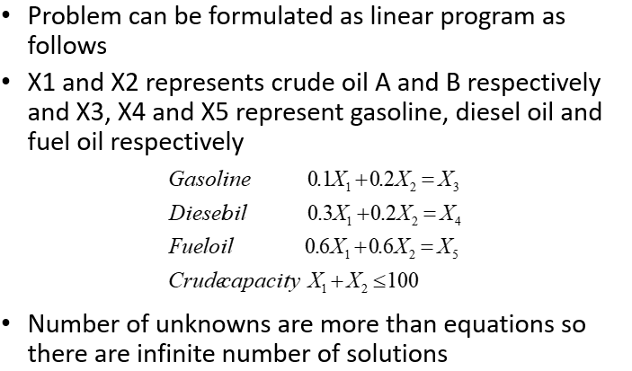 Solved . Crude oil A cost $50/bbl and crude B costs $40/bbl. | Chegg.com