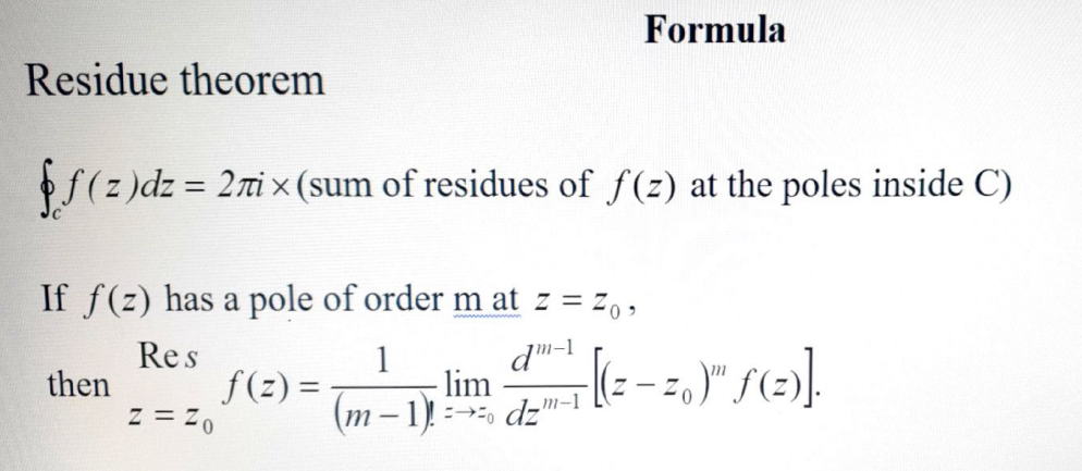 Solved Evaluate the contour integral C the residue theorem. | Chegg.com