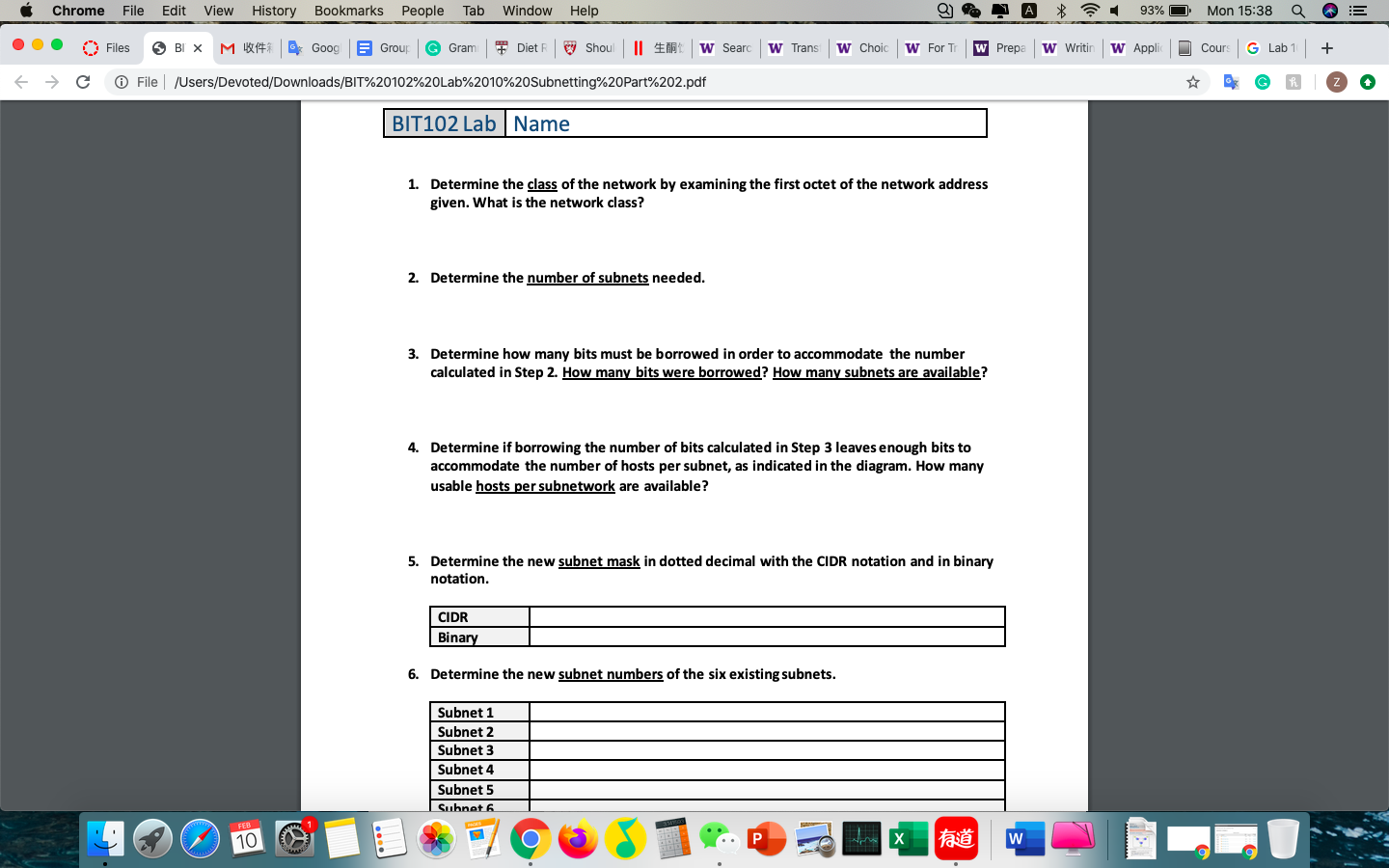ý Chrome File Edit View History Bookmarks People Tab | Chegg.com