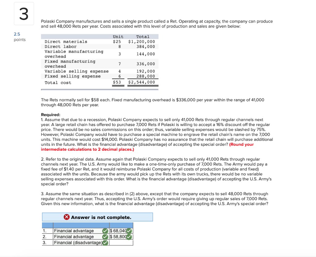 Solved Polaski Company Manufactures And Sells A Single Chegg