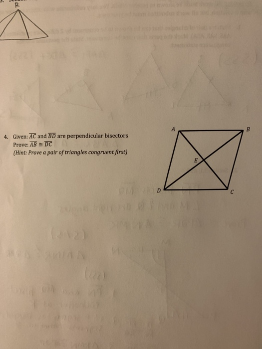 Solved Given: AC and Prove: AB DC (Hint: Prove a pair of | Chegg.com