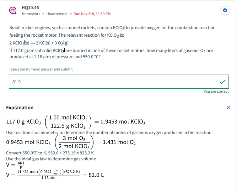 Solved HQ10.47 Homework ⋅ Unanswered ⋅ Due Nov 6th, 11:59 PM | Chegg.com
