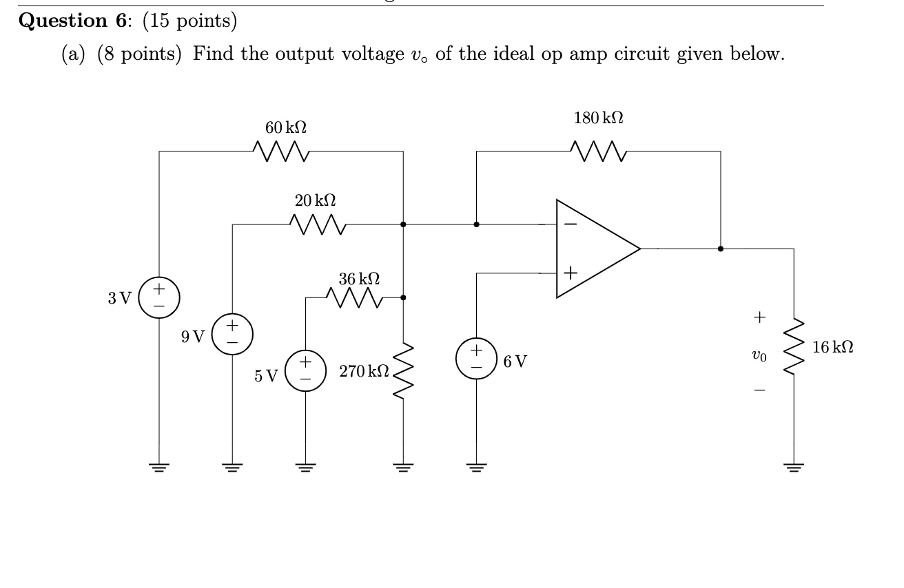 Solved Question 6: (15 points)(a) (8 points) Find the | Chegg.com Solved Question 6: (15 points)(a) (8 points) Find the | Chegg.com