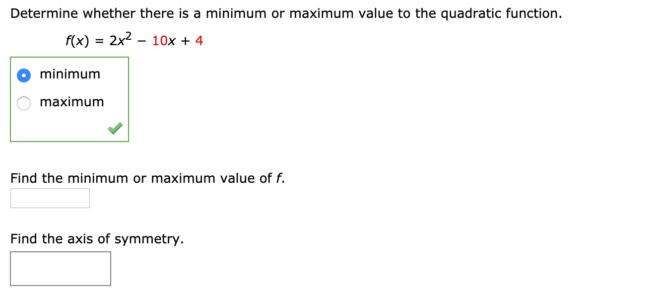 Solved Rewrite the quadratic function in standard form. f(x) | Chegg.com