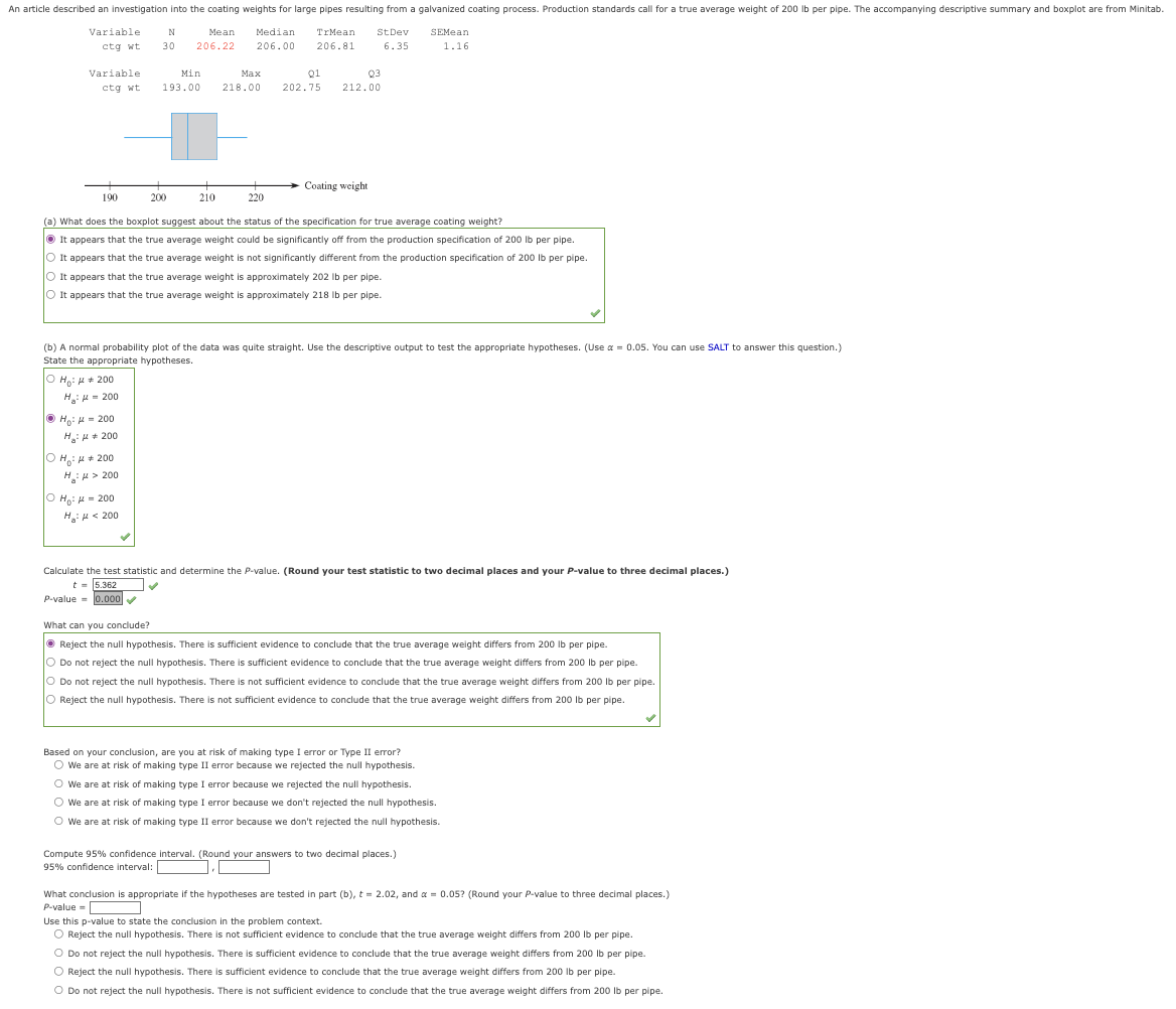 Solved help with stats homework | Chegg.com