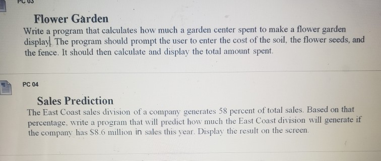 Solved Candy Bar Sales Using Program 1-1 as an example, | Chegg.com