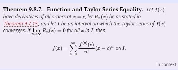 Solved - In the following exercises, show that the Taylor | Chegg.com