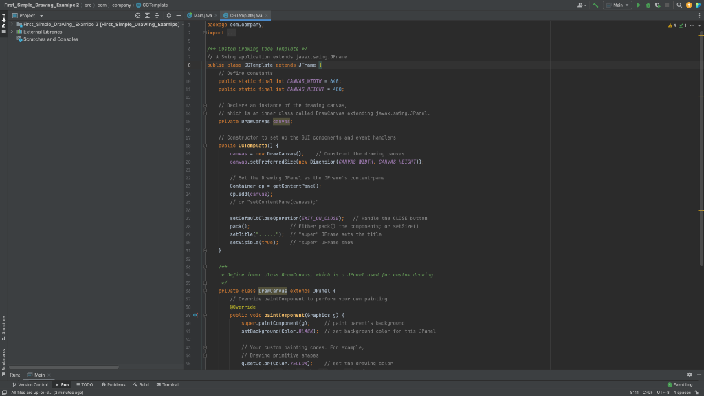 Solved The First Simple Drawing | Chegg.com