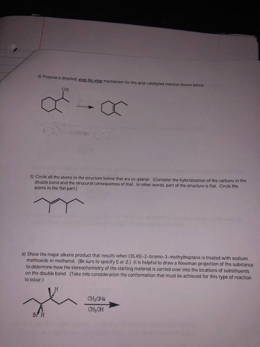 Solved 4) Propose a detailed, step-by-step mechanism for the | Chegg.com