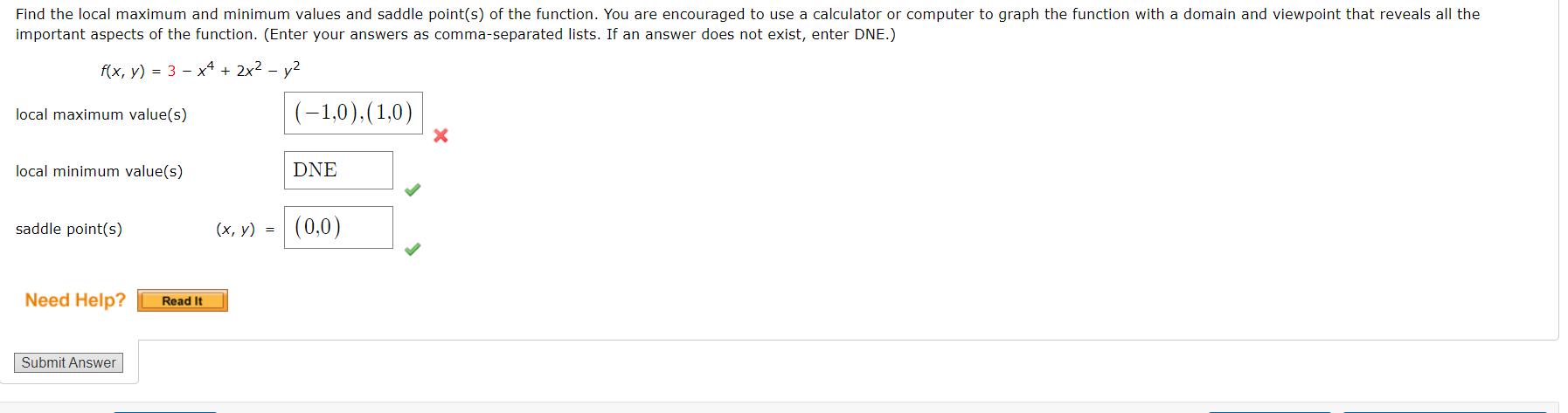 Solved Need Help with Calculus 4 | Chegg.com