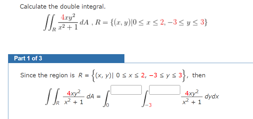 Solved Calculate the double integral. | Chegg.com